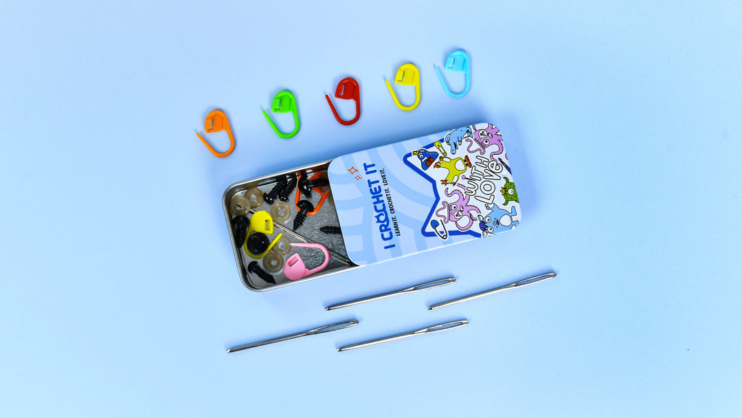 How to use the mobile needle mark buckle? – ICrochetIt