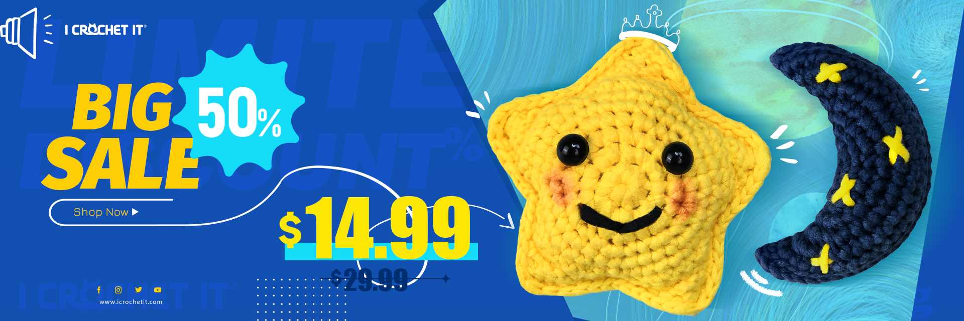 The ICrochetIt | Learn to crochet kits for beginners